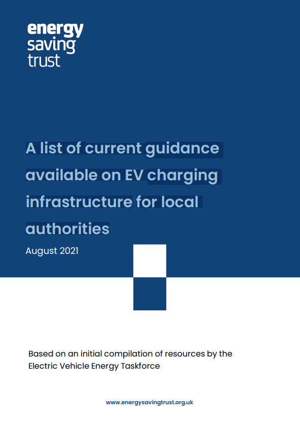 A list of current guidance available on EV charging infrastructure for local authorities - Net ...