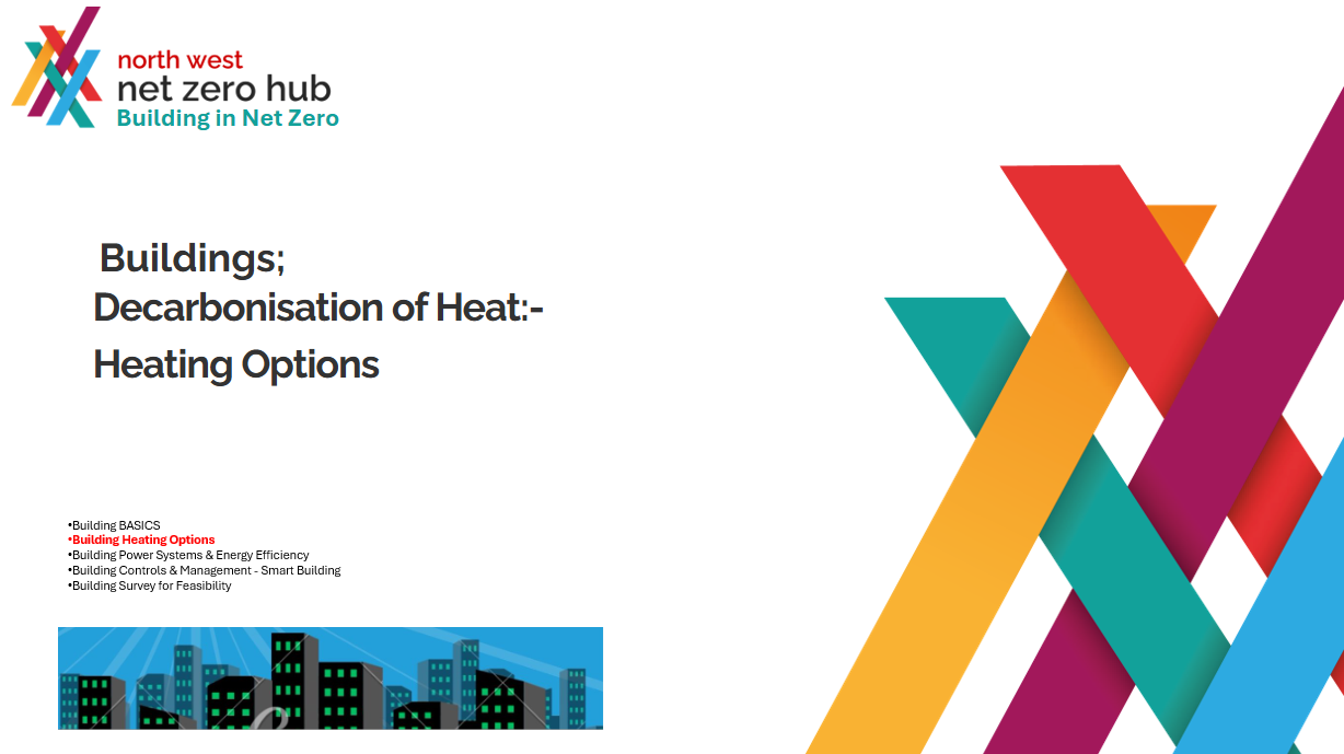 Buildings: Decarbonisation of heat and heating options